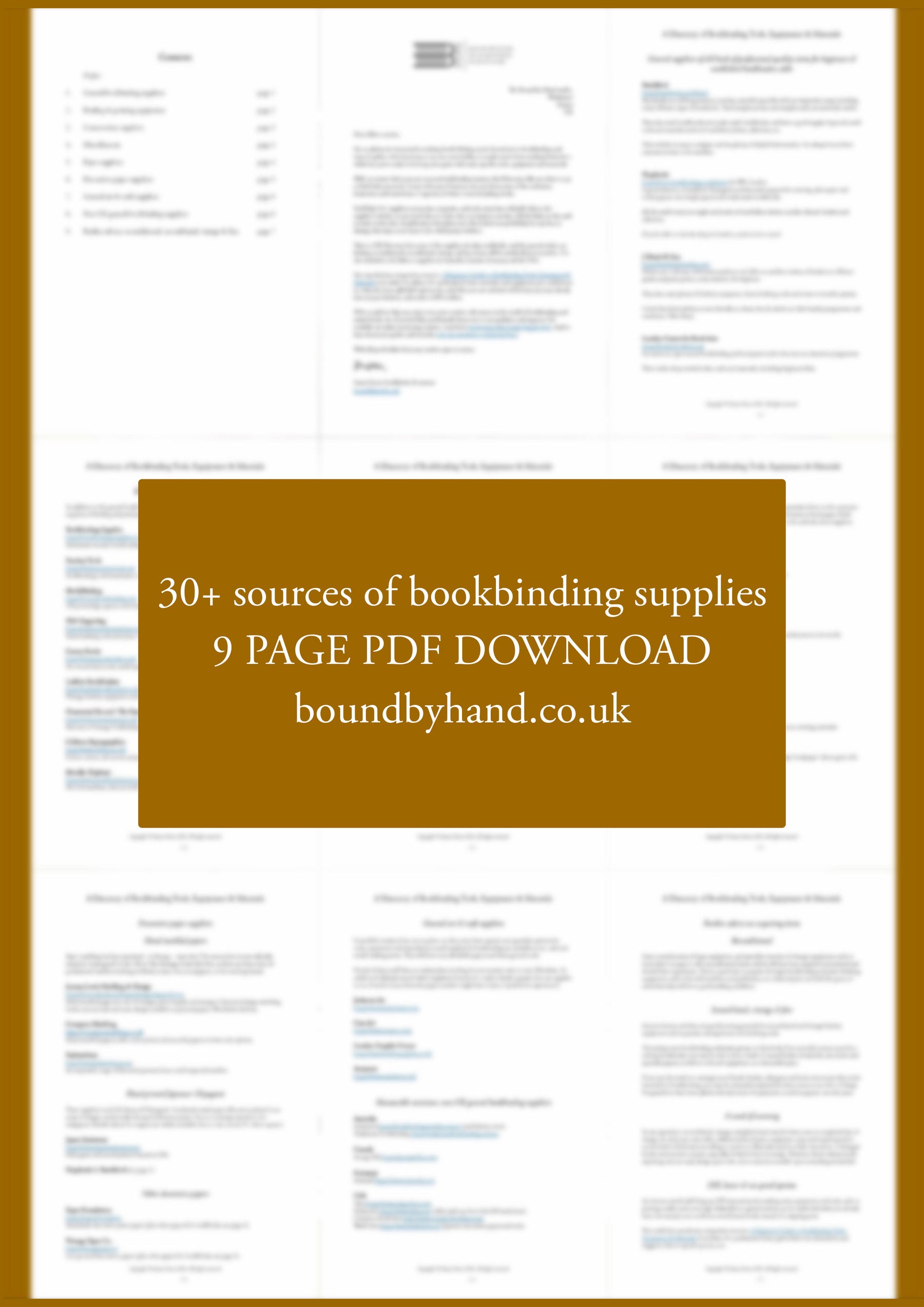 Bookbinding for Beginners | pdf downloads & mentoring - BOUND